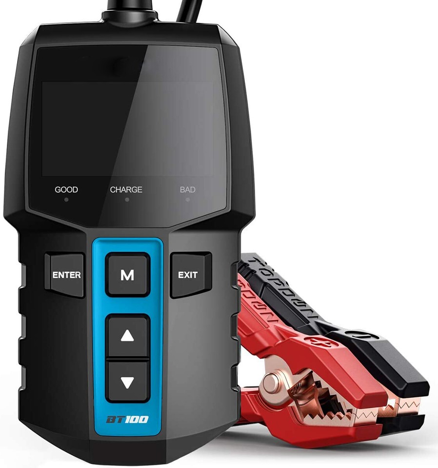 BT100 12V Car Battery Load Tester Charging Test Tool Cranking Analyzer ...