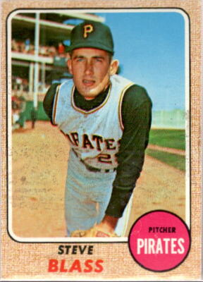 1968 Topps #499 Steve Blass EX Excellent Pirates ID:40302 | eBay