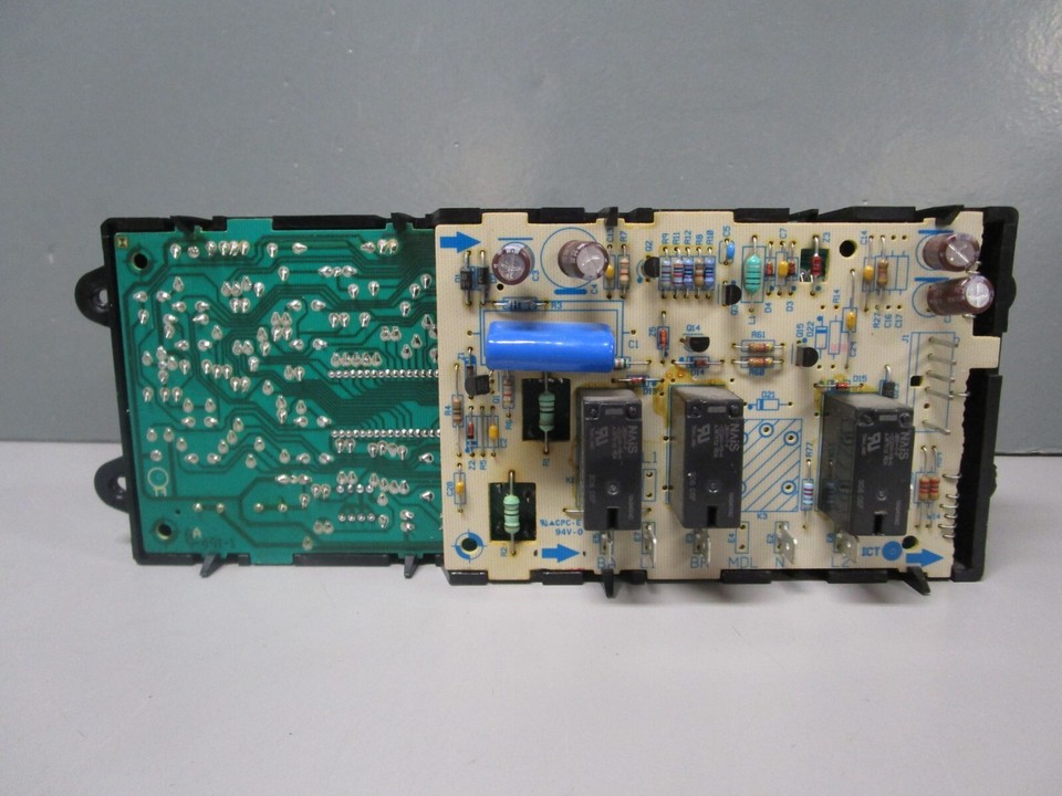 A1 Maytag Range Control Board w/ White Overlay 8507P163-60 100-01184-14 ...
