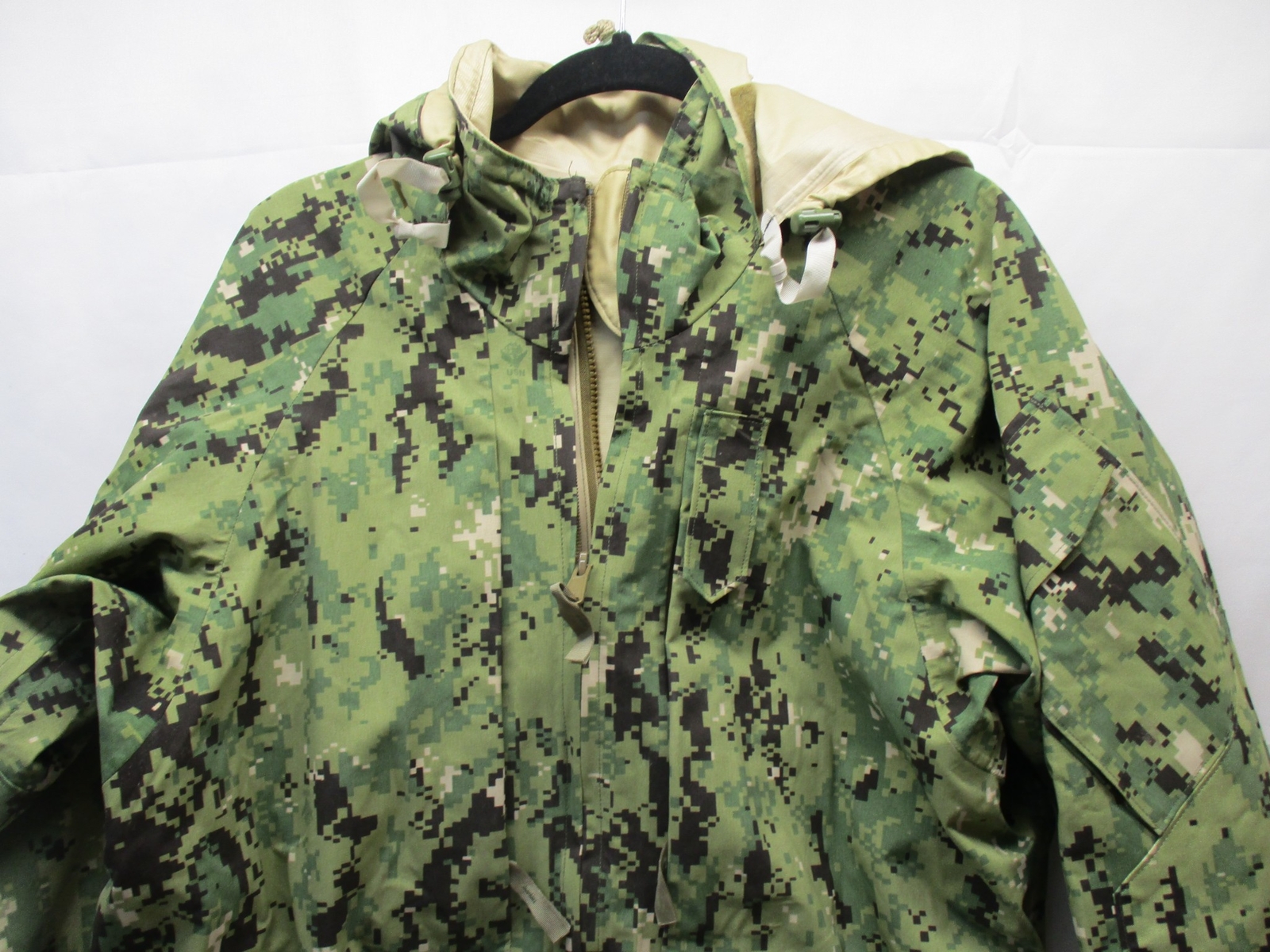 US NAVY AOR2 DIGITAL RAIN WORKING PARKA GORE-TEX JACKET MEDIUM/SHORT ...