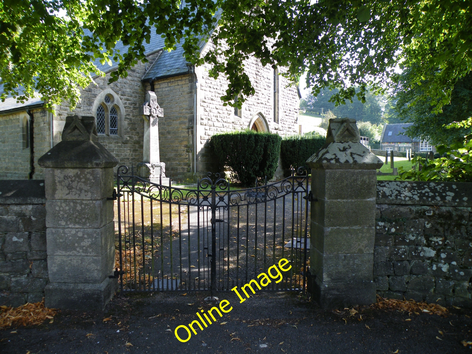 Photo 6x4 All Saints Church, Corner Gates on Curbar Hill, Curbar Calver ...
