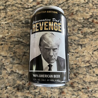 Conservative Dad's Revenge - Donald Trump Mugshot- Empty Beer Can. | eBay