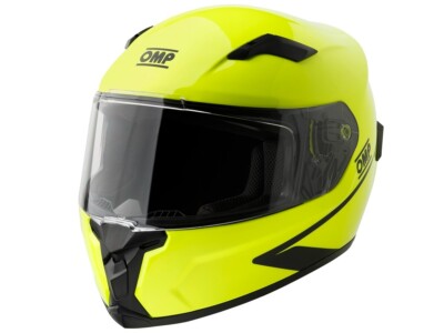 OMP Circuit EVO 2 Karting/Track Day Helmet HOMOLOGATION ECE 22.06 Fluo ...