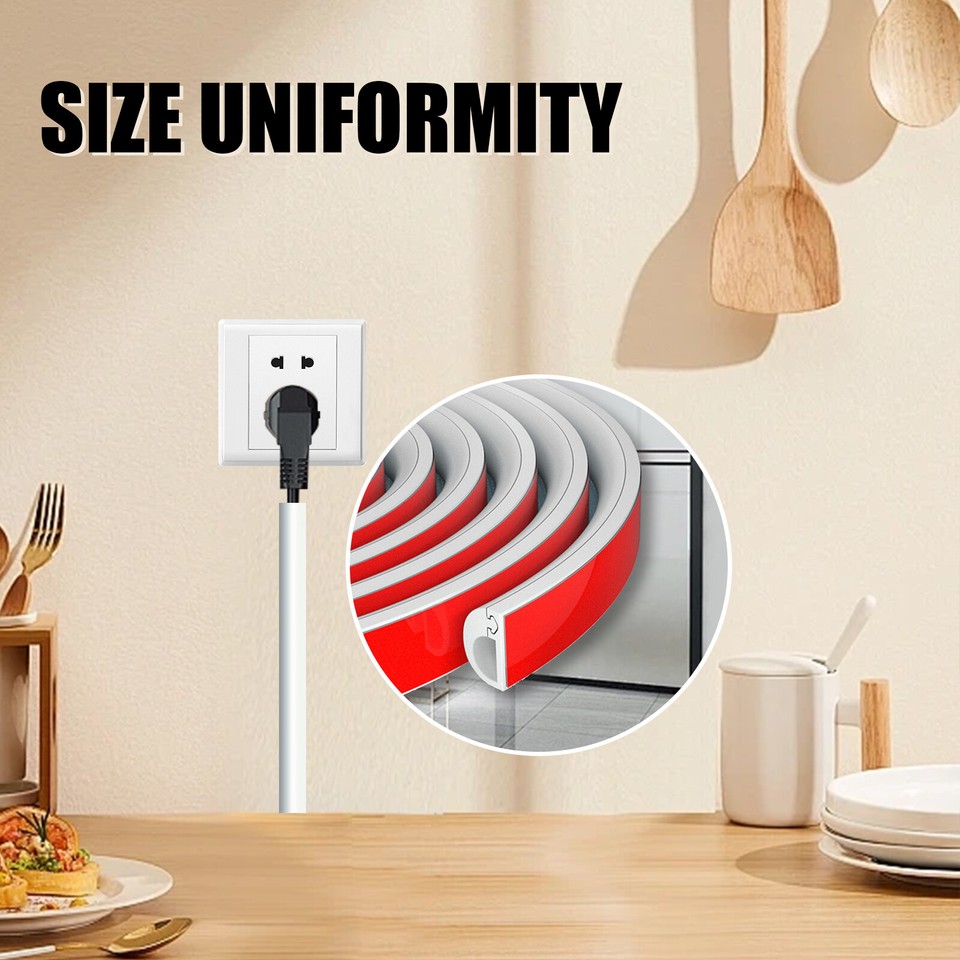 D-Line Self Adhesive Cable Cover Management Hide Cover Plastic Wire ...