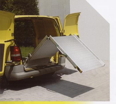 klappbare Rampe zum Festeinbau - Transporterrampe 3,0 m x 1,0 m - 600 ...