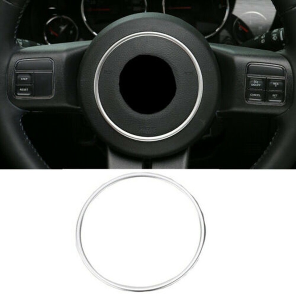 Steering Wheel Trim Ring 1pcs/set Fashion Decor Style Steering Wheel ...