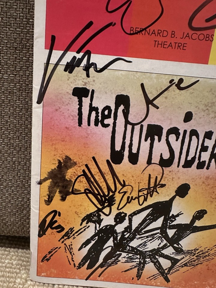 The Outsiders Signed Legacy Broadway Playbill | eBay