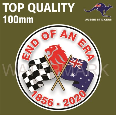HOLDEN END OF AN ERA STICKER BATHURST RIP FOR TOOLBOX MAN CAVE BEER ...