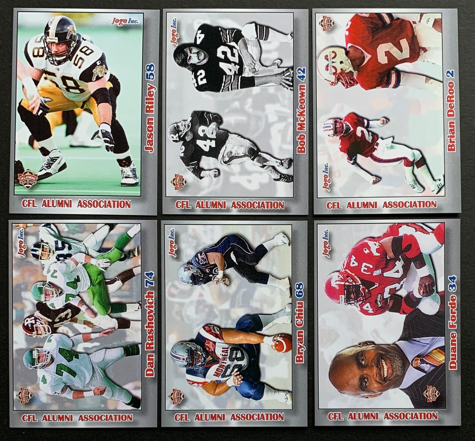 2013 Jogo Inc. CFL Alumni Associaton Series 1 Set (#1-#20) Only 200 ...