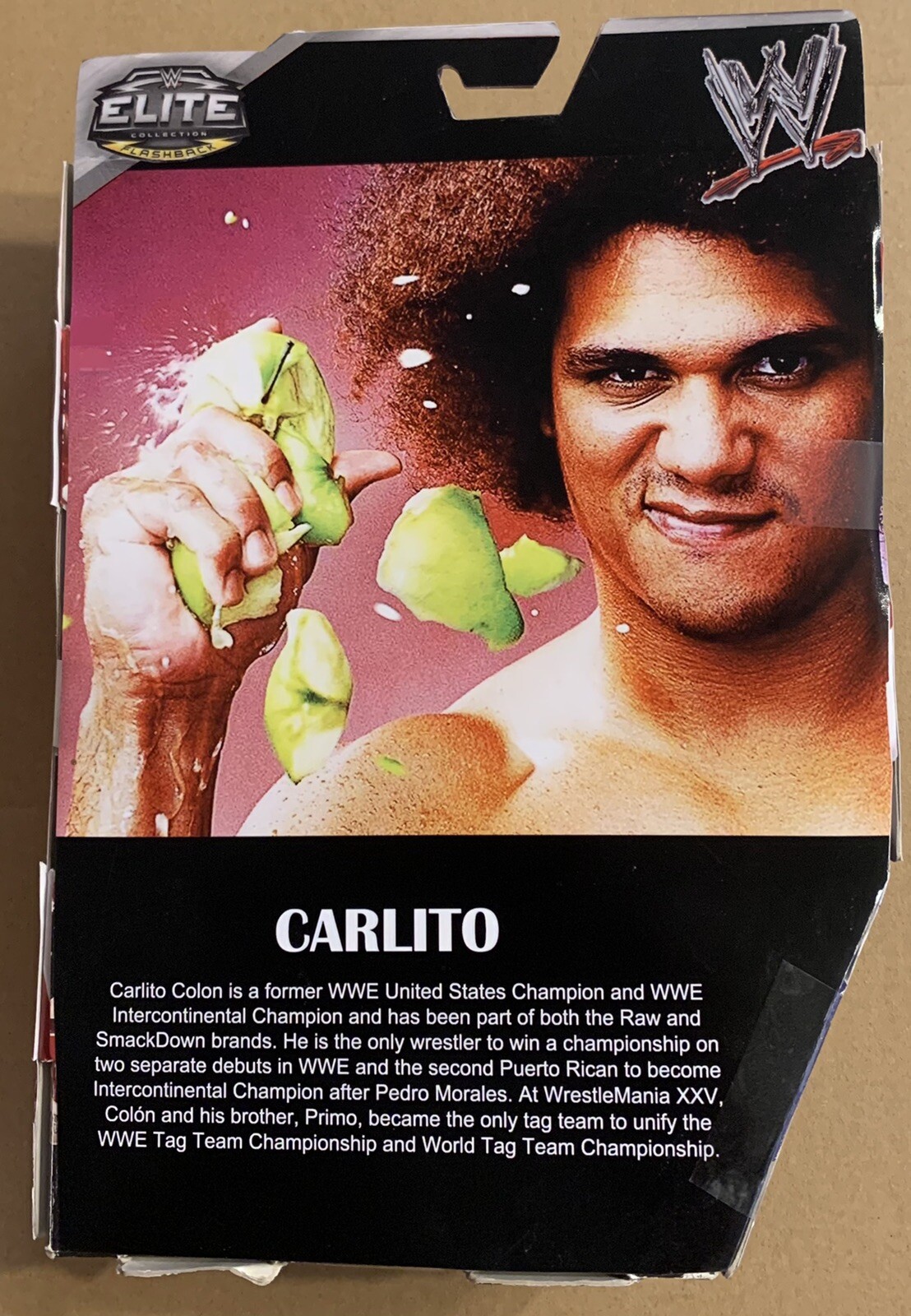 WWE Mattel Custom Carlito Action Figure with Custom Packaging and Bonus ...