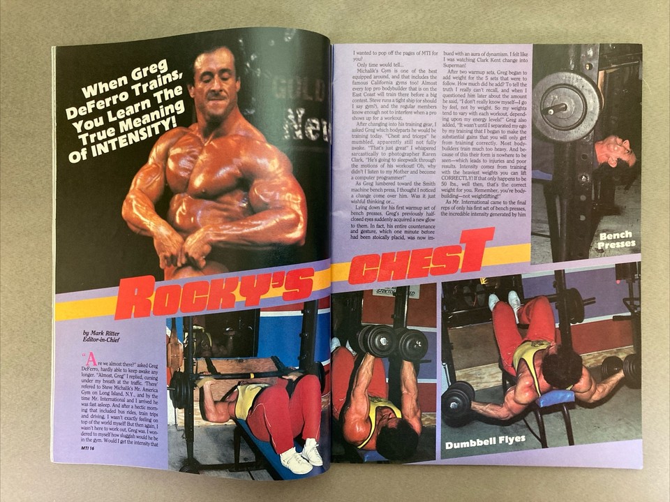 Muscle Training Illustrated Bodybuilding Magazine / Lori Bowen + Coe ...