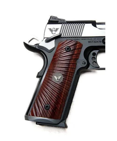 Wilson Combat 1911 Grips, Full Size, Cocobolo, Starburst Pattern ...