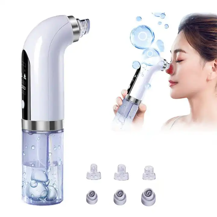 Anti-Acne Facial Cleaner - Micro Bubbles, Adjustable Suction, Pore ...