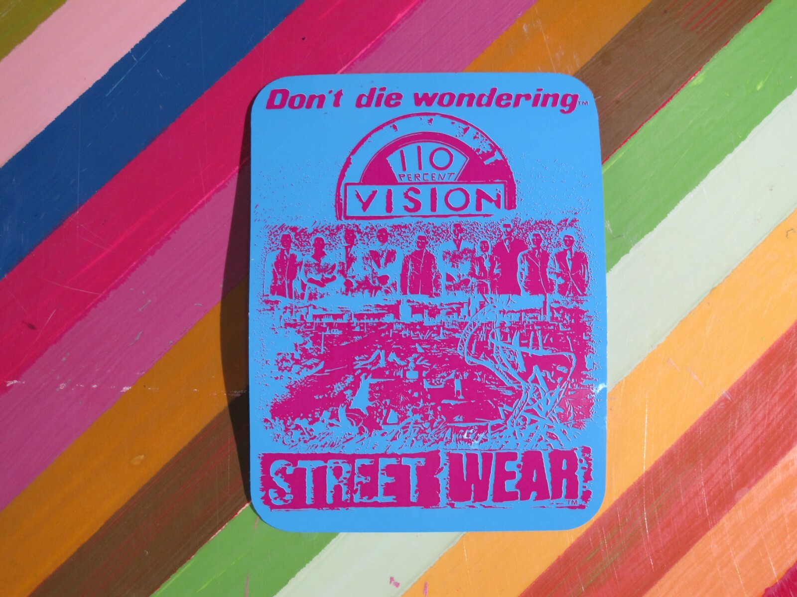vtg 1980s Vision skateboards sticker - Duane Peters Hunns Punk VSW ...