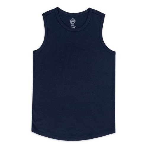 Wonder Nation Tank Top Boys Size L Navy Kid Tough Solid --K2-- | eBay