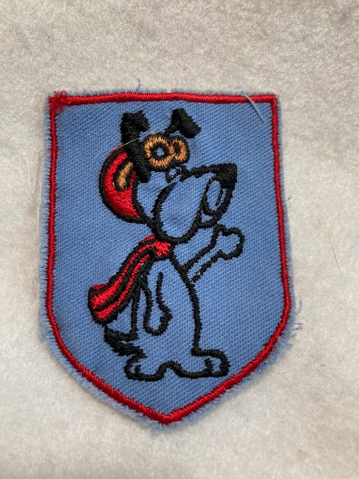 (rt7) Cartoon Dog - Flying Ace patch found in Boy Scout lot I bought | eBay