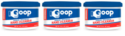 3 Pack - Original Goop Multi-Purpose Waterless Hand Cleaner 14 Oz each ...