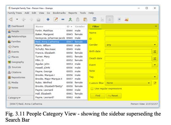 Gramps Family Tree Maker and Genealogy Software Family History Ancestry ...