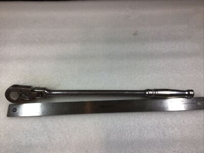 Snap On S711A - Flex Head, 1/2" Dr., 17”Long, Chrome, Handled Ratchet ...