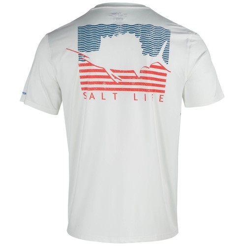 New Salt Life Lightweight Performance SLXUvapor White L Live Salty ...