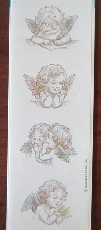 Vintage Hallmark Stickers 4 Sheets ~ Angels Cherubs ~ New & Sealed | eBay
