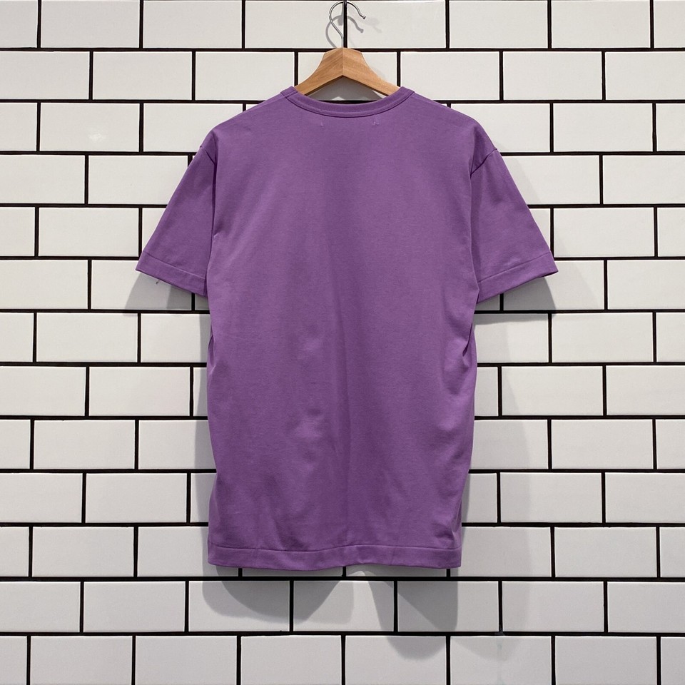 COMME DES GARCONS CDG PLAY SMALL RED HEART TEE PURPLE AZ-T314-051-4 | eBay