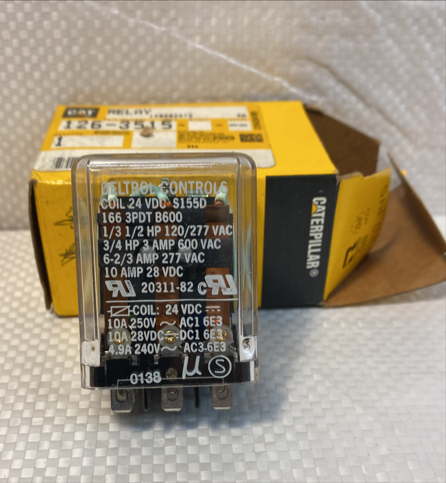 CATERPILLAR 126-3515 RELAY GENUINE CAT 1263515 NEW | eBay