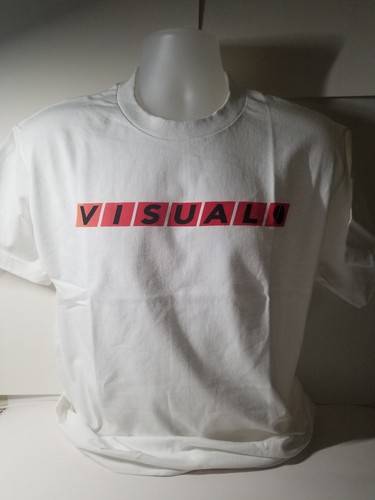 Visual Logo Tee Unisex Color White Size Medium Short Sleeve T-Shirt | eBay