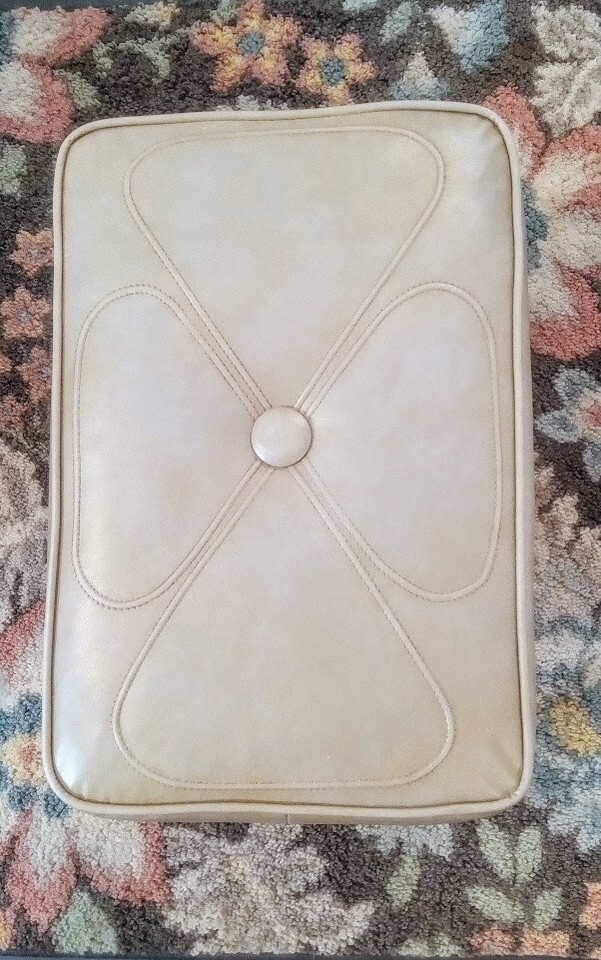 Mid Century Modern Antique Stool Ottoman Footstool Footrest MCM | eBay