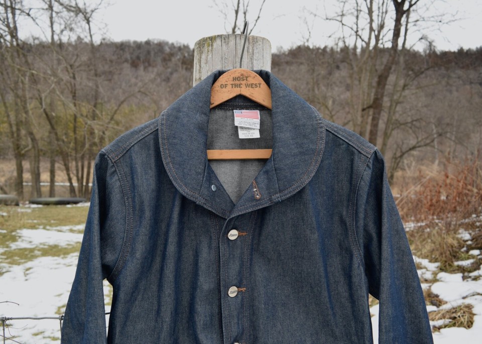 Pointer Brand Unisex XS/S Denim Chore Jacket L.C. King U.S.A. Bristol Tennessee | eBay