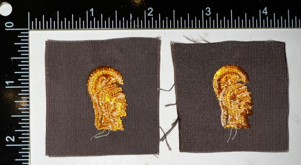 WWII US Army WAC Women’s Army Corps Branch Taupe Insignia PAIR Patch | eBay