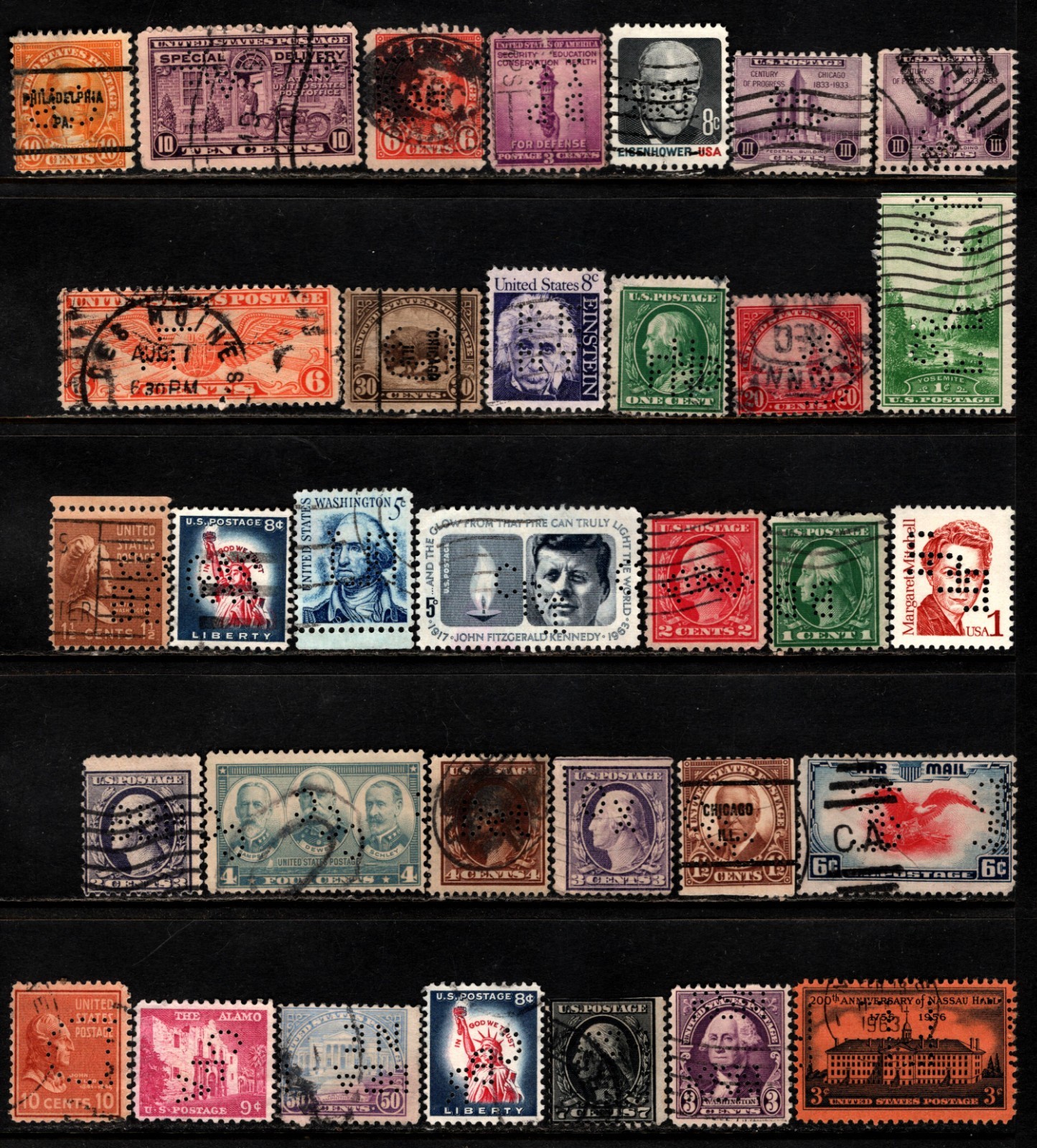 OPC United States Perfin Lot 51902 | eBay