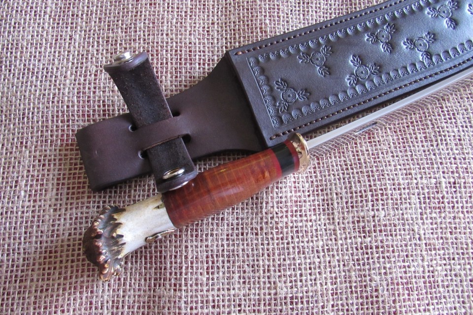 J's, Handmade Scagel Style Knives ~ Native Style Long Blade ~ Arrowhead ...