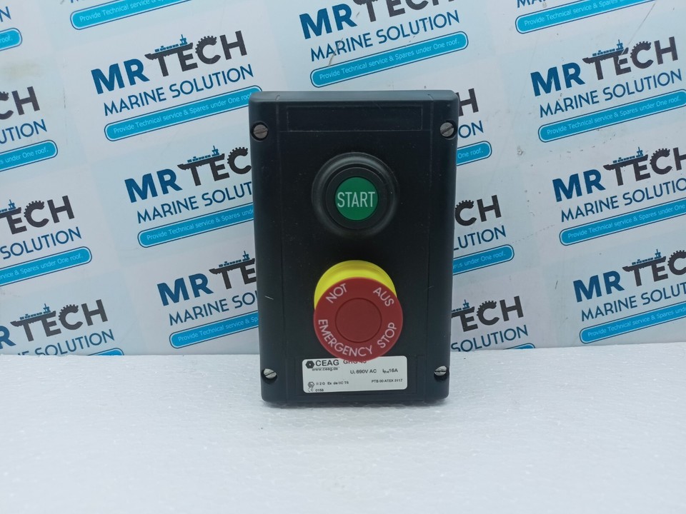 CEAG GHG 43 EMERGENCY PUSH BUTTON Ui 690V AC Ithe 16A | eBay
