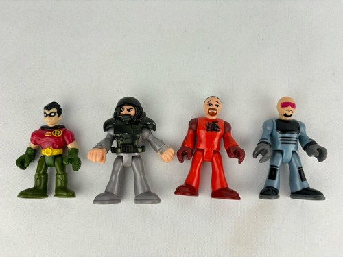 Lot Of 4 Imaginext Fisher Price Figures - Robin - Astronaut - Red ...