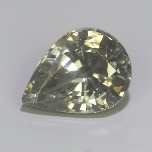 0.89 Cts Natural Bluish Green Sapphire Pear Shape Loose Gemstone From ...