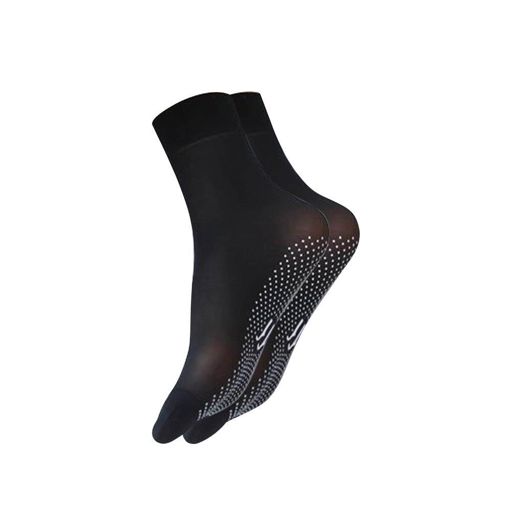 Tourmaline Ionic Body Shaping Stretch Socks Breathable Therapy Socks ...