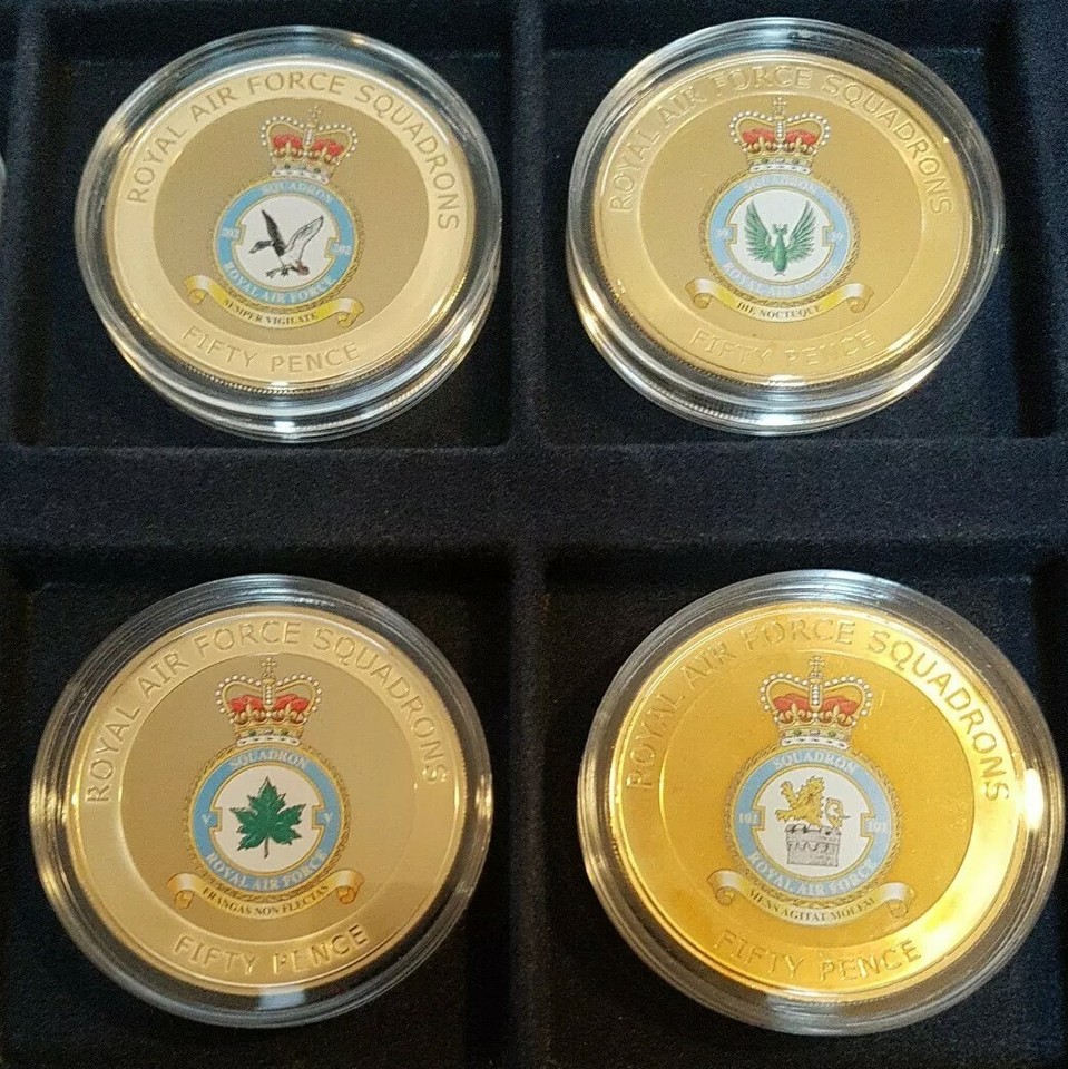 2013 Guernsey Squadrons of The Royal Air Force RAF Coin Collection ...