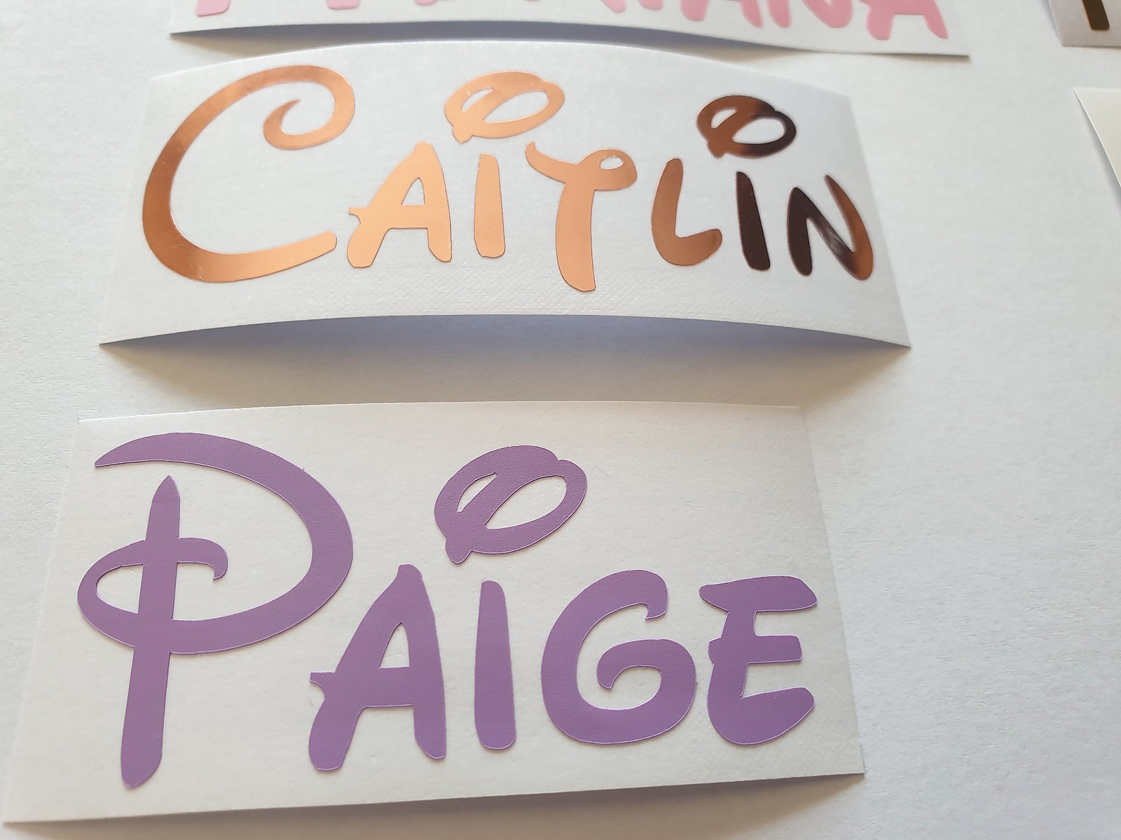 Personalised Disney Name Sticker for Water Bottle Vinyl Girls or Boys ...