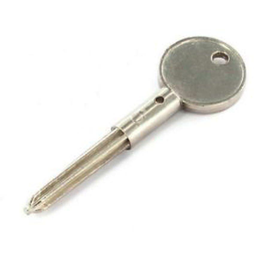 Security Bolt Key Star Hex Head Chrome- Securit S1069- Single Pack | eBay