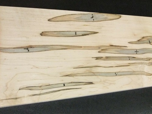 Highly Figured Ambrosia Maple Board Wood Lumber 6 7/8"X51" FREE SHIP ...