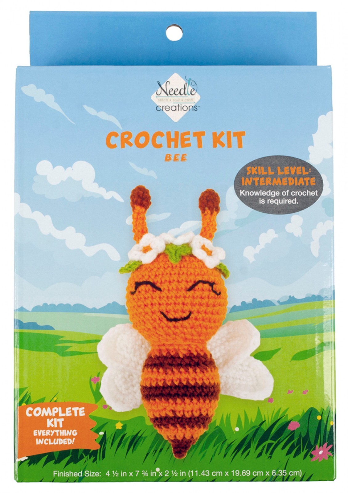 Needle Creations Bee with Flowers Crochet Kit | eBay UK