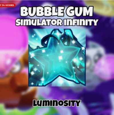 Luminosity - Bubble Gum Simulator Infinity - BGSI Secret - Cheap | eBay