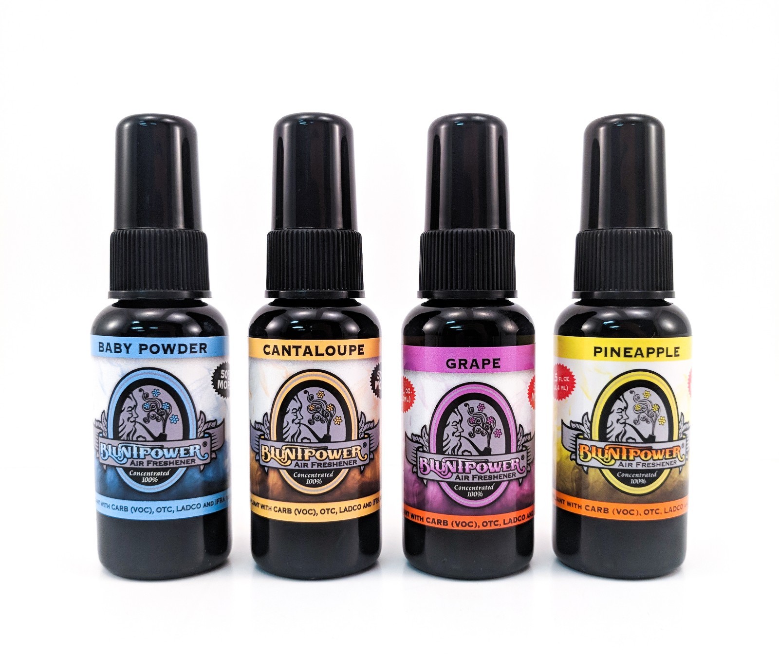 Blunt Power Spray 4 Pack You Choose - 1.5 Oz 50% More Air Freshener ...