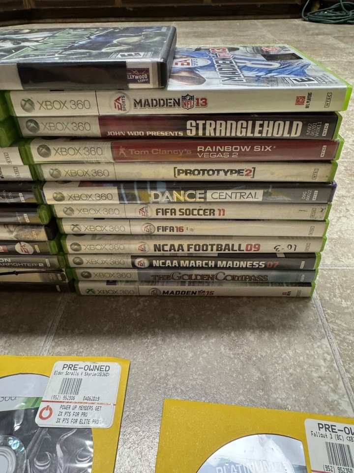 Xbox 360 Video Game Lot 26 Game Lot Mega Game Lot Video Game Lot Xbox ...