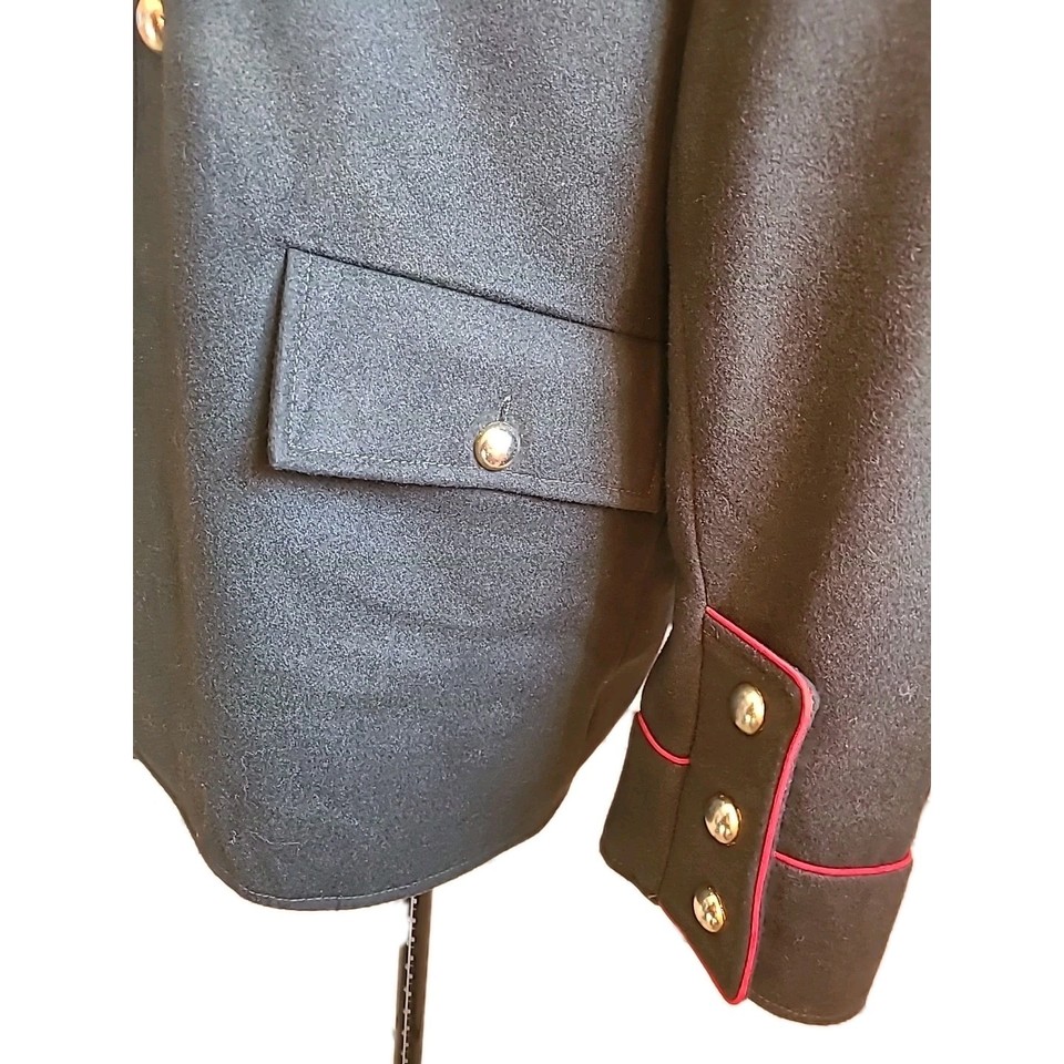 WW1 German M1915 Tunic Black Forest Green Wool Handmade Tunic Size M | eBay