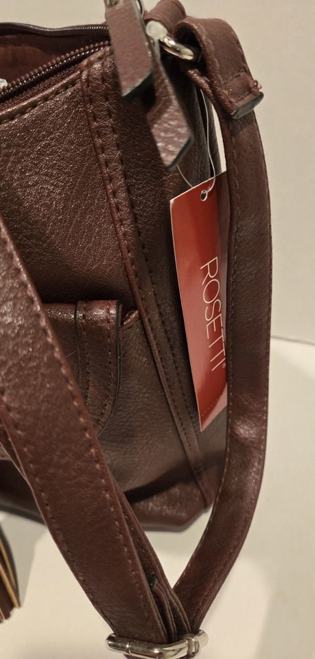 Authenticity Brahmin Burgundy/ Maroon Shoulder Bag By Rosetti New | eBay