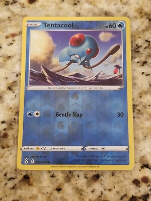 Tentacool 26/203 Evolving Skies Reverse Holo Common Pokemon Card TCG ...