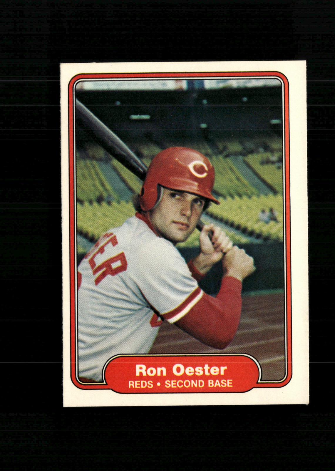 Ron Oester 1982 Fleer Baseball Card #79 Cincinnati Reds + Fast Free ...