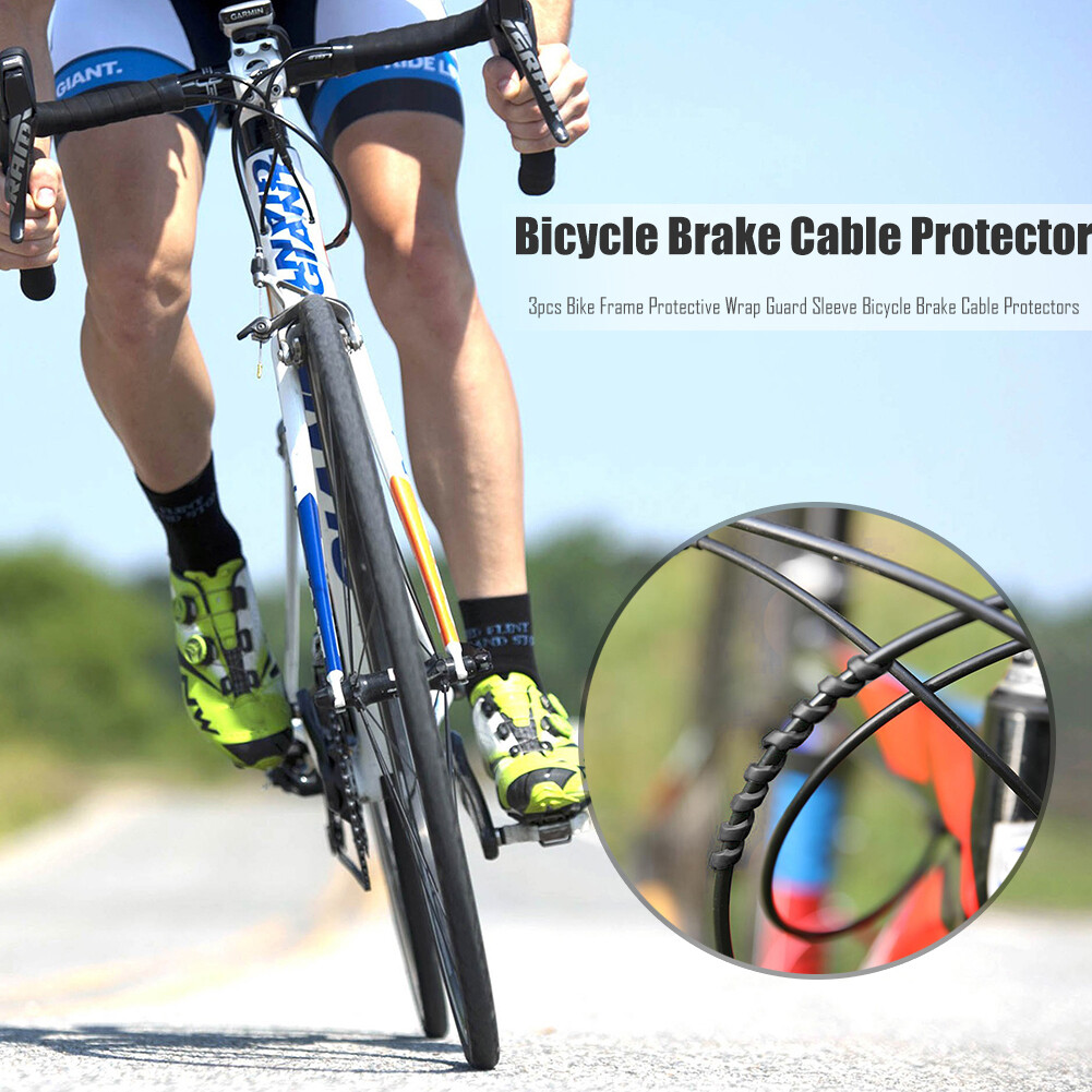 3 Pcs Bicycle Brake Cable Protectors Anti-friction Housing Protector ...